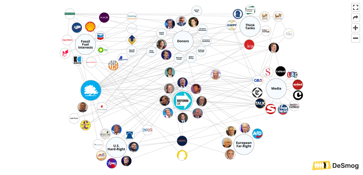 Desmog | Reform UK’s Anti-Green Network