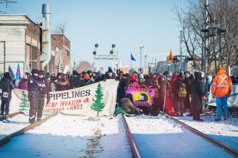 Climate Justice And Indigenous Rights Advocates Rally In Solidarity With Wetsuweten People As 6103