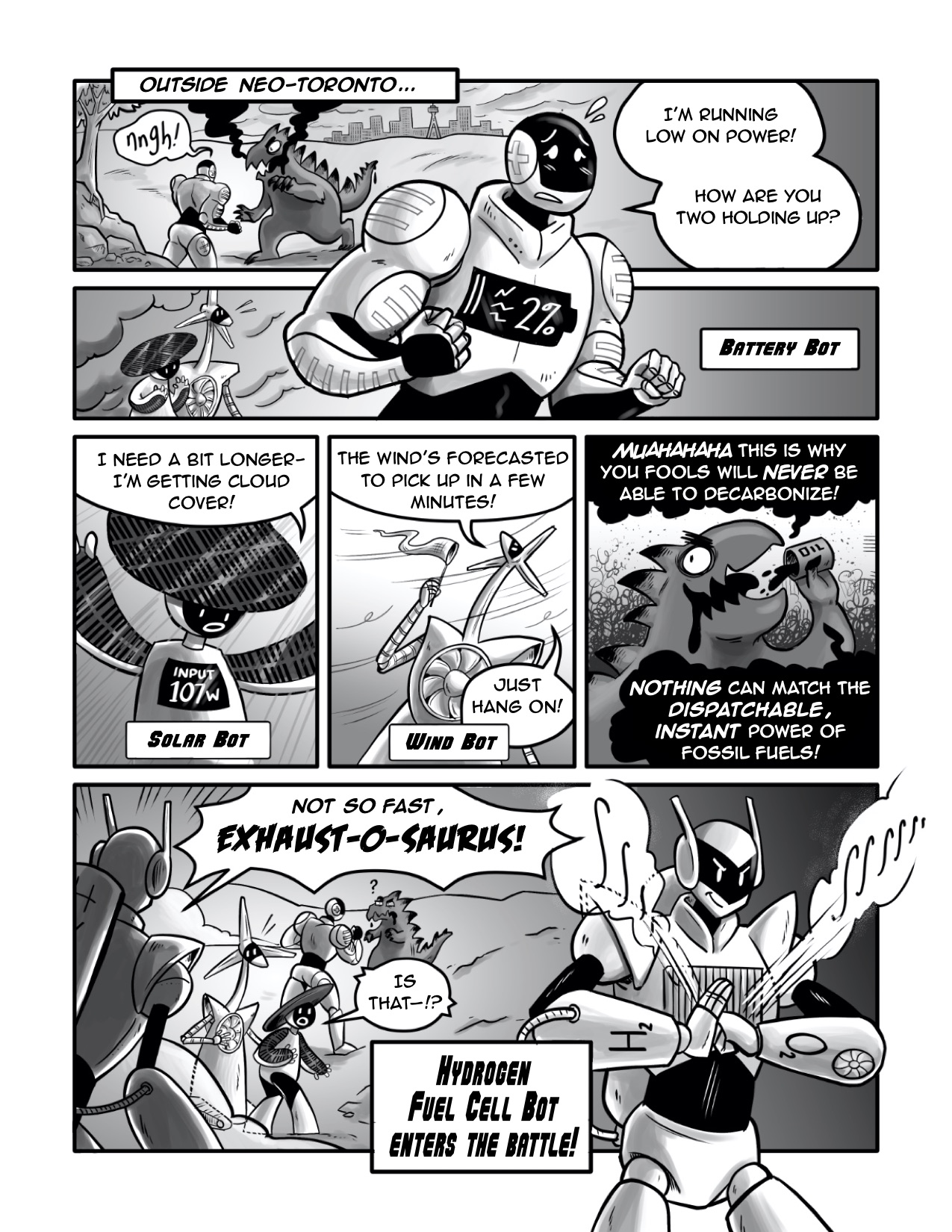 Industry-Funded Comic for Kids Casts Hydrogen Fuel as Climate Hero - DeSmog