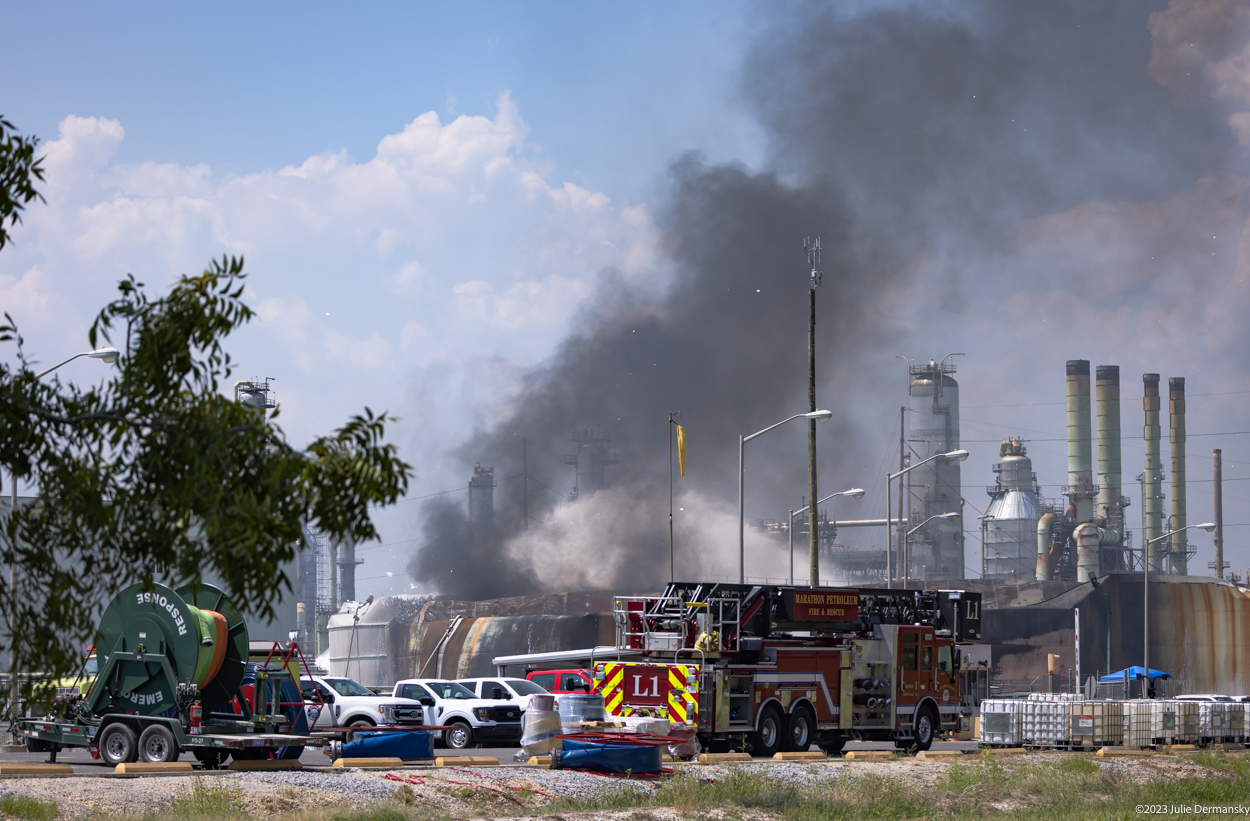 Marathon Refinery Fire Illustrates How Industry Goes Quiet During a ...