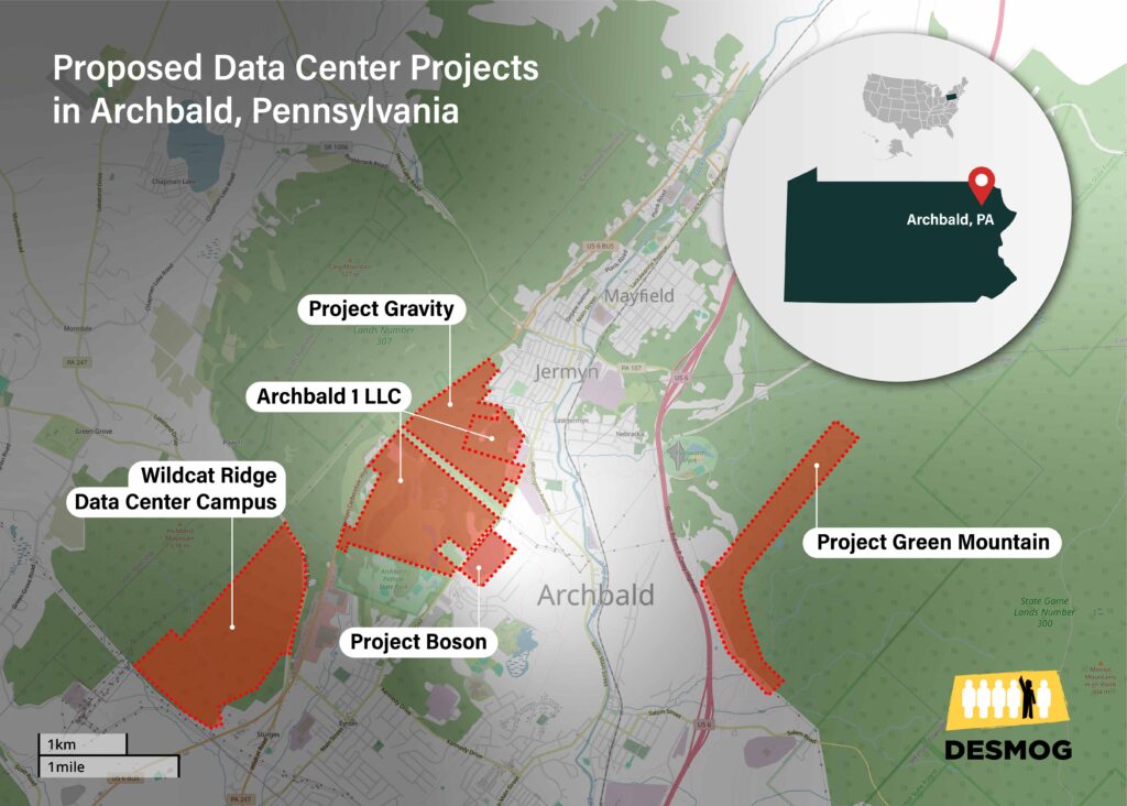 Data Centers Are Poised to Engulf a Pennsylvania Town - DeSmog